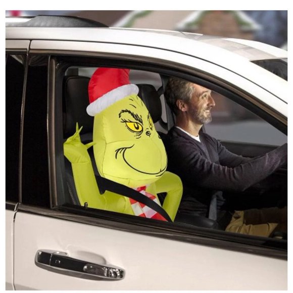 Accents | The Grinch Car Buddy Christmas Air Blown Inflatable New ...